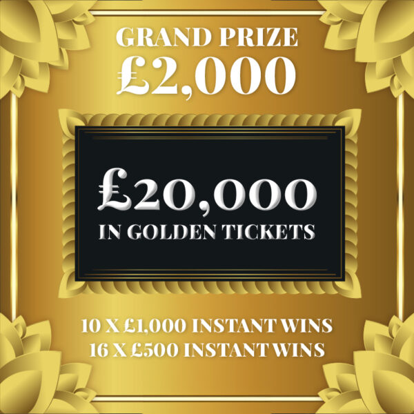£20,000 Golden Tickets - Click12Win